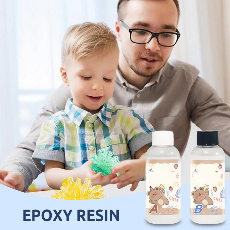 🎨 Epoxy Resin AB Glue - Transparent Drip Adhesive, Unlimited Creativit ...